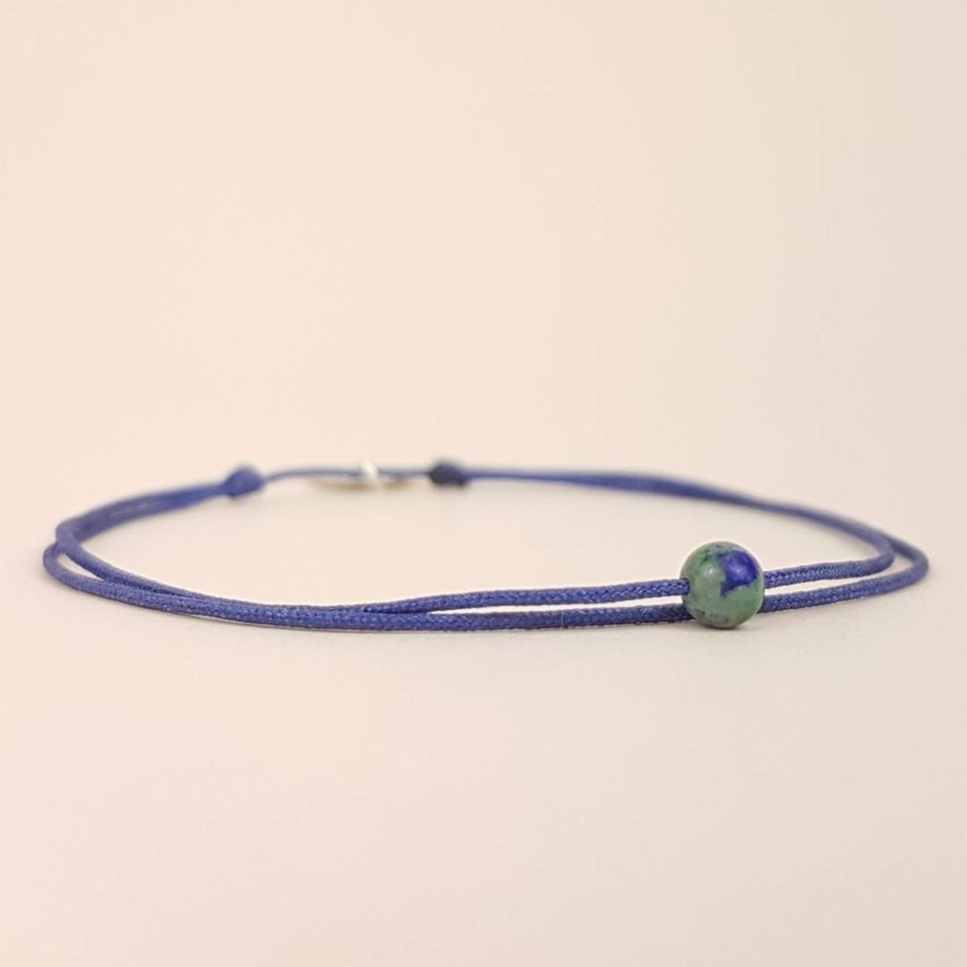 Bracelet cordon et pierre - RITES BIJOUX