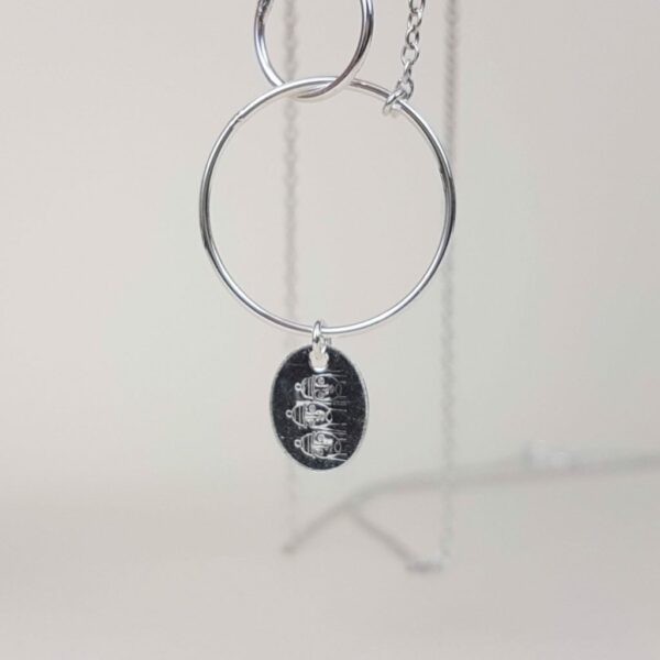Long sautoir original en argent massif pour femme – RITES BIJOUX